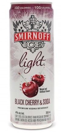 Smirnoff Ice Light Black Cherry & Soda - Malt Beverage delivered - Storka